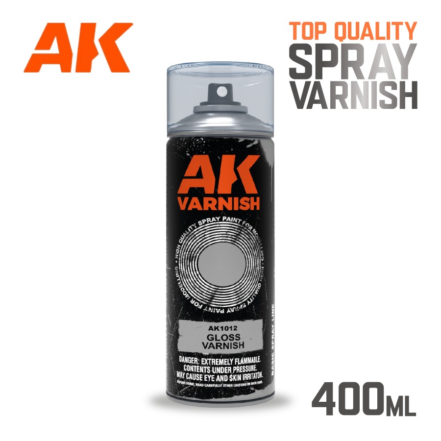 AK Interactive: VARNISH SPRAY - Matt | Semi-Gloss | Gloss | Protective ...