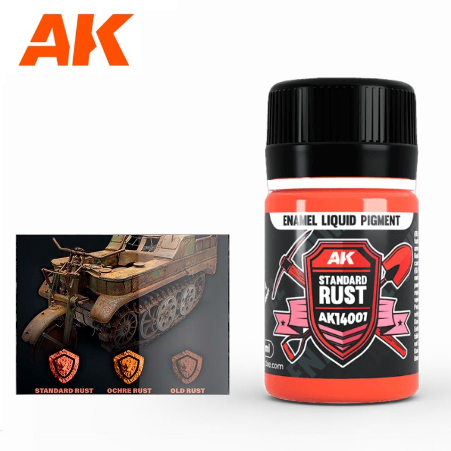 AK Interactive: Enamel Liquid Pigments - Weathering & Rust Effects FX ...