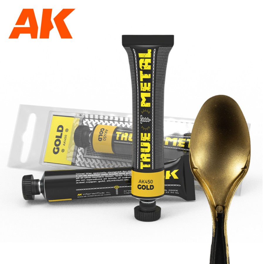 AK Interactive: TRUE METAL - Wax Based Metallic Paint - Singles 13 ...