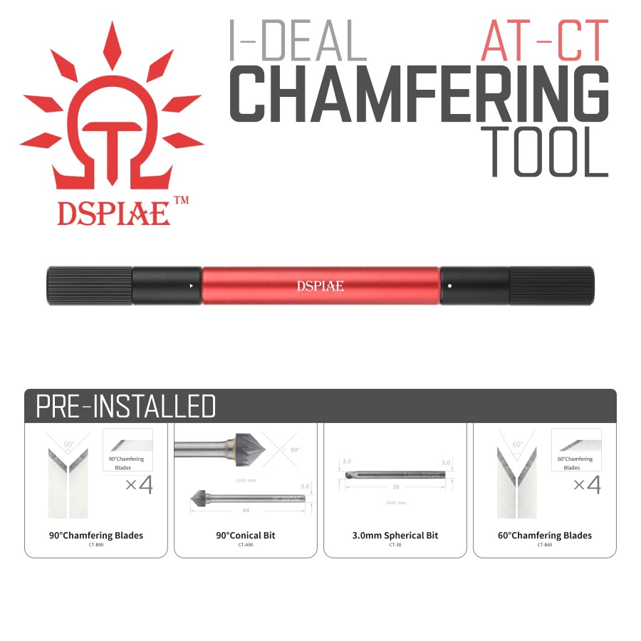 DSPIAE: I-Deal Chamfering Tool - AT-CT | Bits - Blades - Handle | eBay
