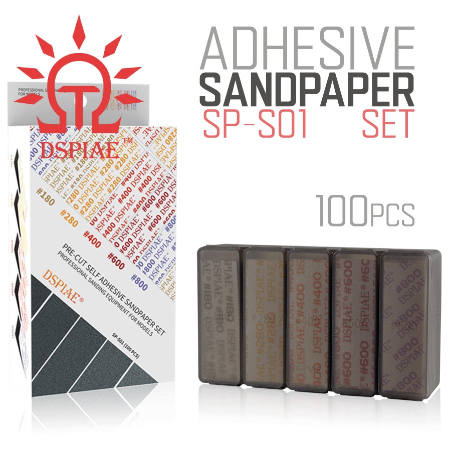 DSPIAE: Adhesive Sandpaper Sets - SP-S01 | SP-S02 - Sanding Set | eBay