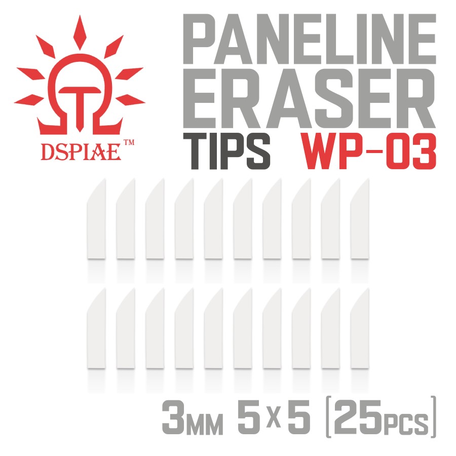 DSPIAE: Panel Line Eraser - Weathering Remover - Refill PU Tip - PT-WP ...
