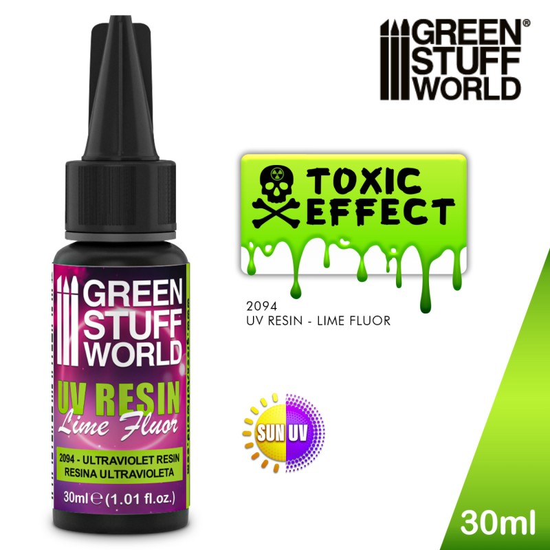 Green Stuff World: UV RESIN - Water Effect | Lime Fluor Toxic Effect | eBay